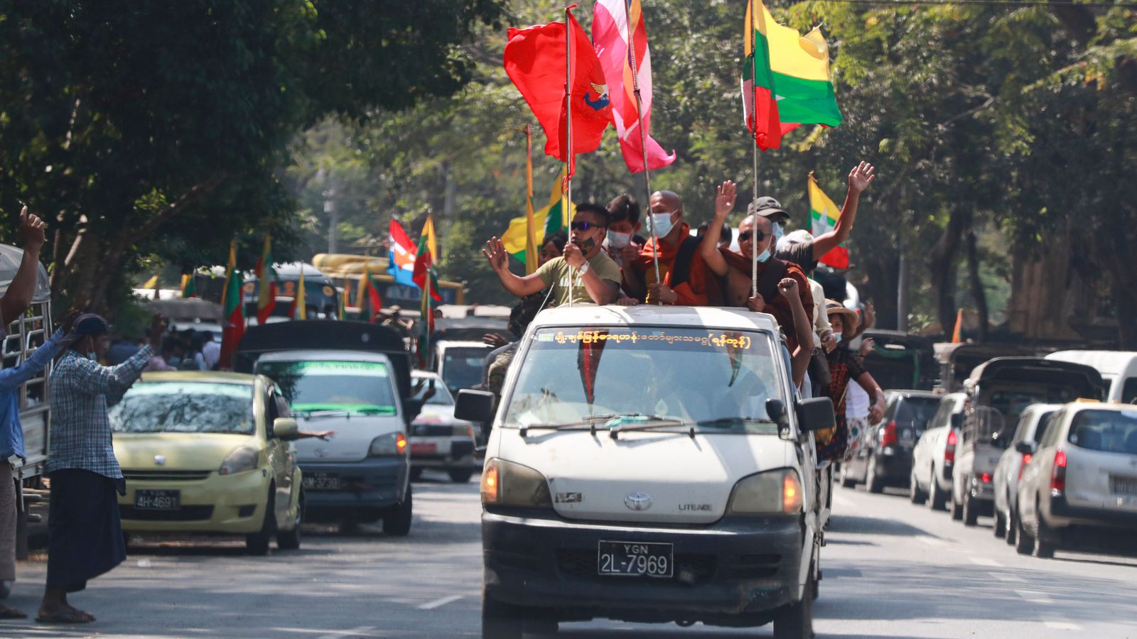Myanmar coup: Army takes control after detaining Aung San Suu Kyi and ...