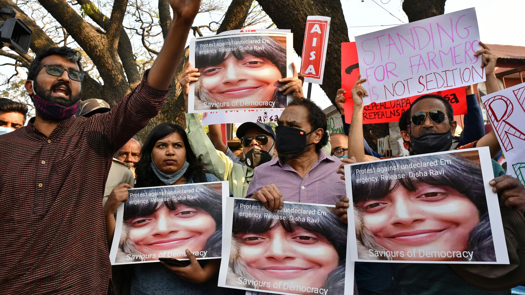 More protests in India following arrest of climate activist Disha Ravi ...