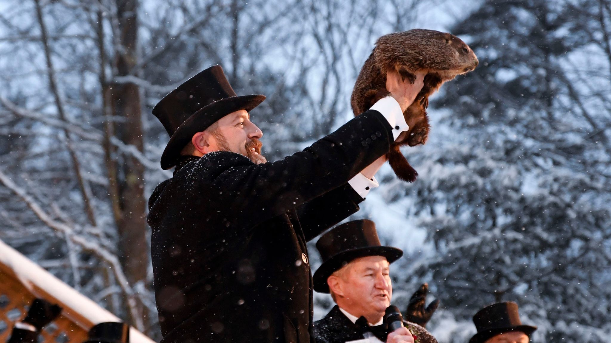 Groundhog Day: Punxsutawney Phil predicts six more weeks of winter as ...