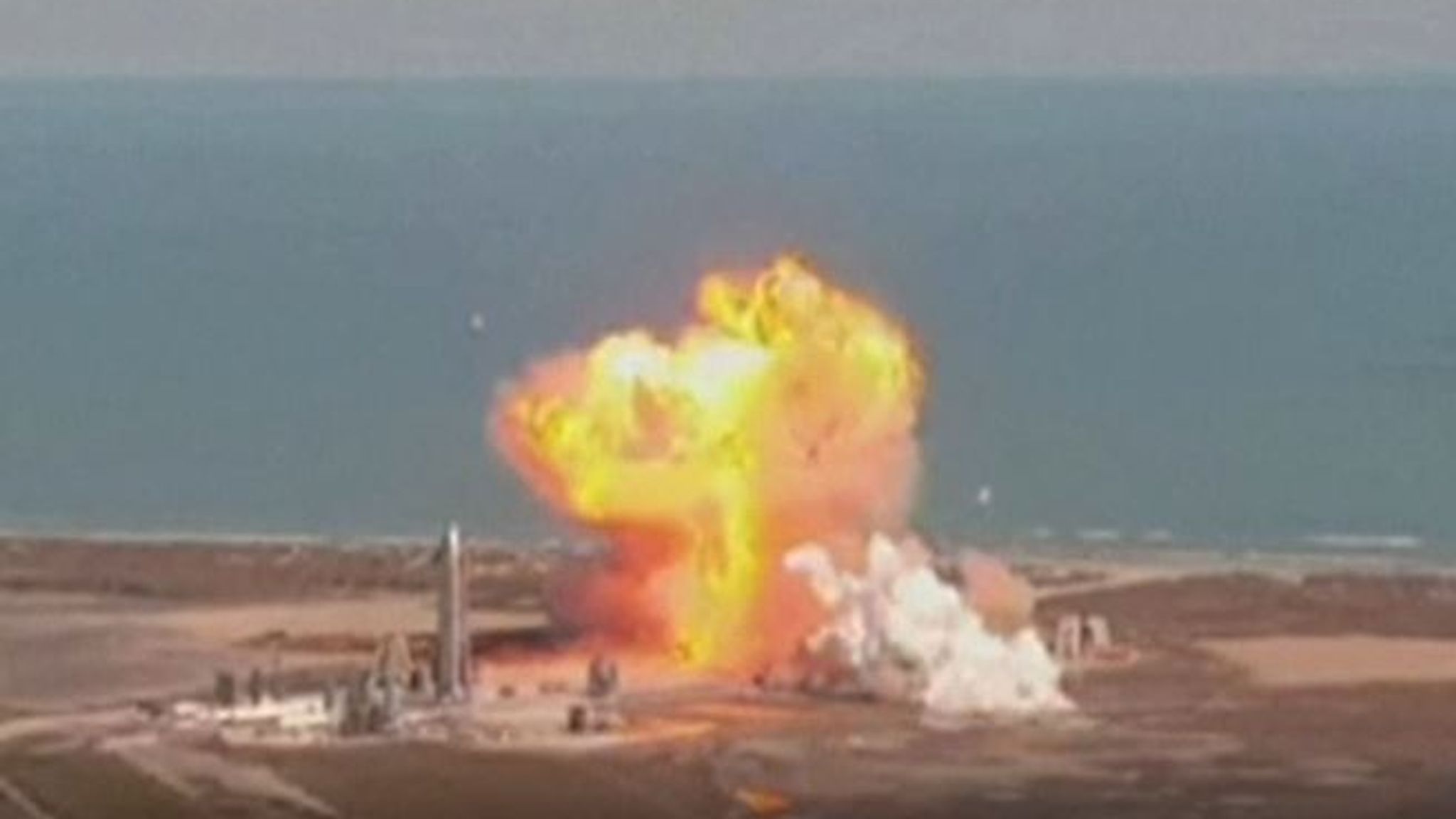 'Actually not good', says Musk as SpaceX booster bursts into flames on ...