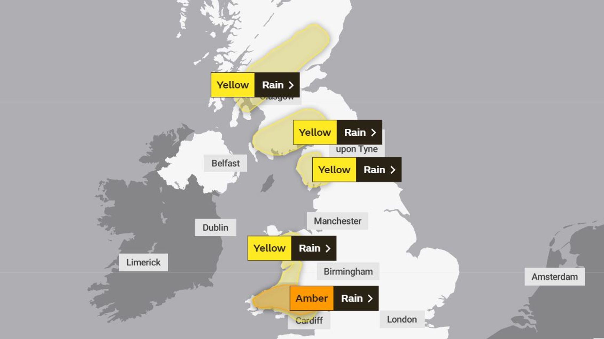 UK weather: Flooding possible amid heavy rain warnings for weekend | UK ...