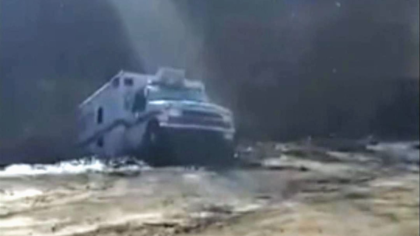 Kentucky floods: Embankment collapse swallows vehicle and trees in ...