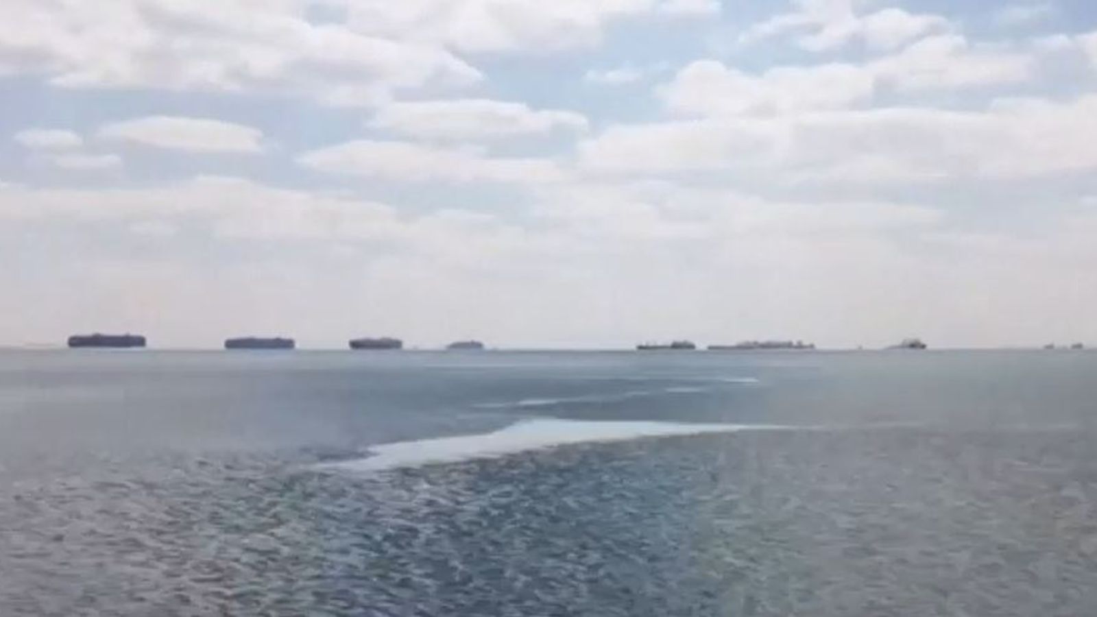 Suez Canal: Watch as nothing moves and vessel remains stuck in waterway ...