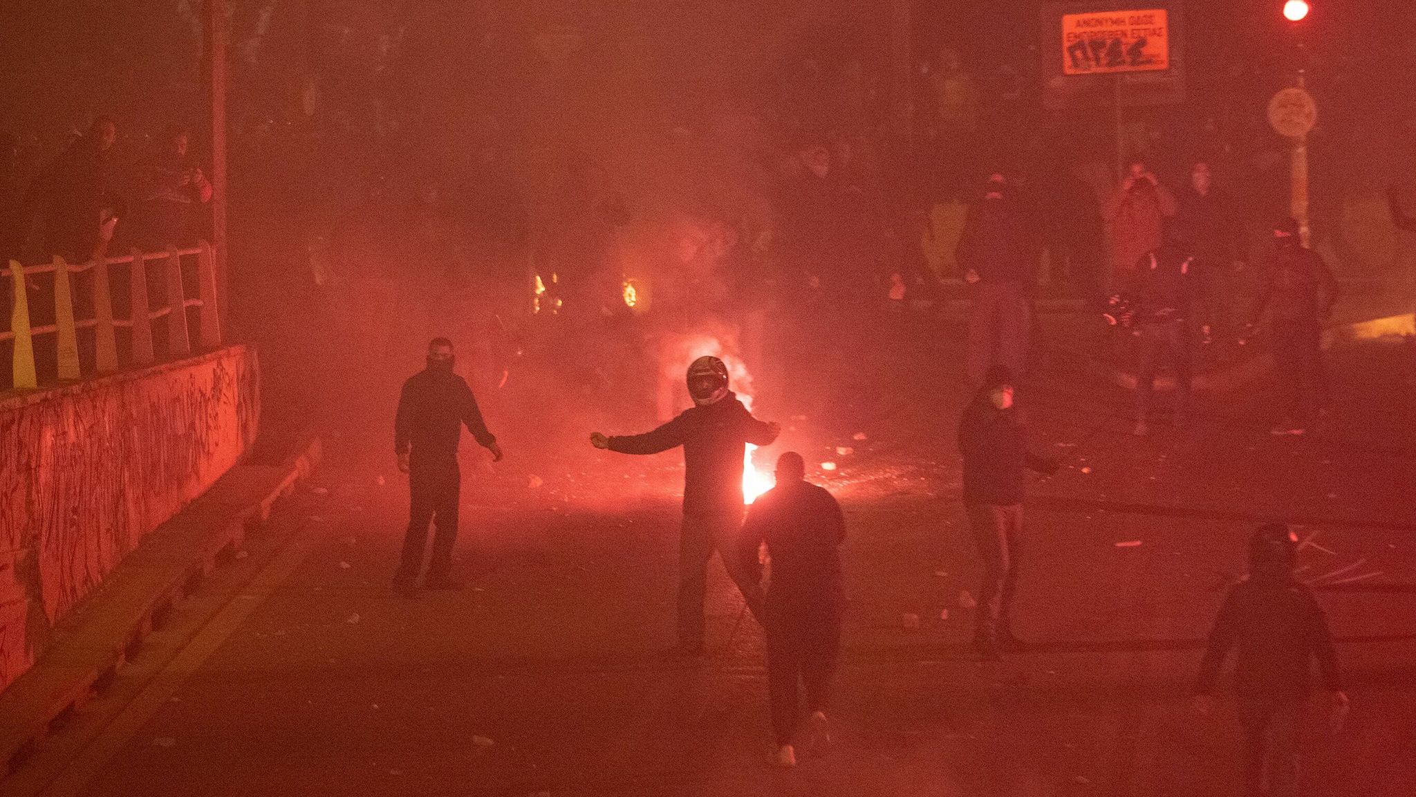 Greece: Officer seriously hurt as protests over claims of police ...