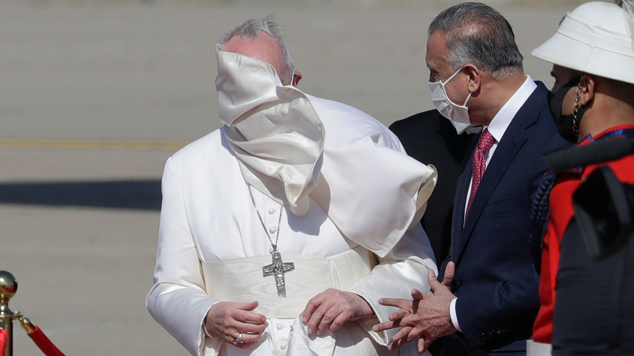 Pope arrives in Iraq for historic first-ever papal trip to nation ...