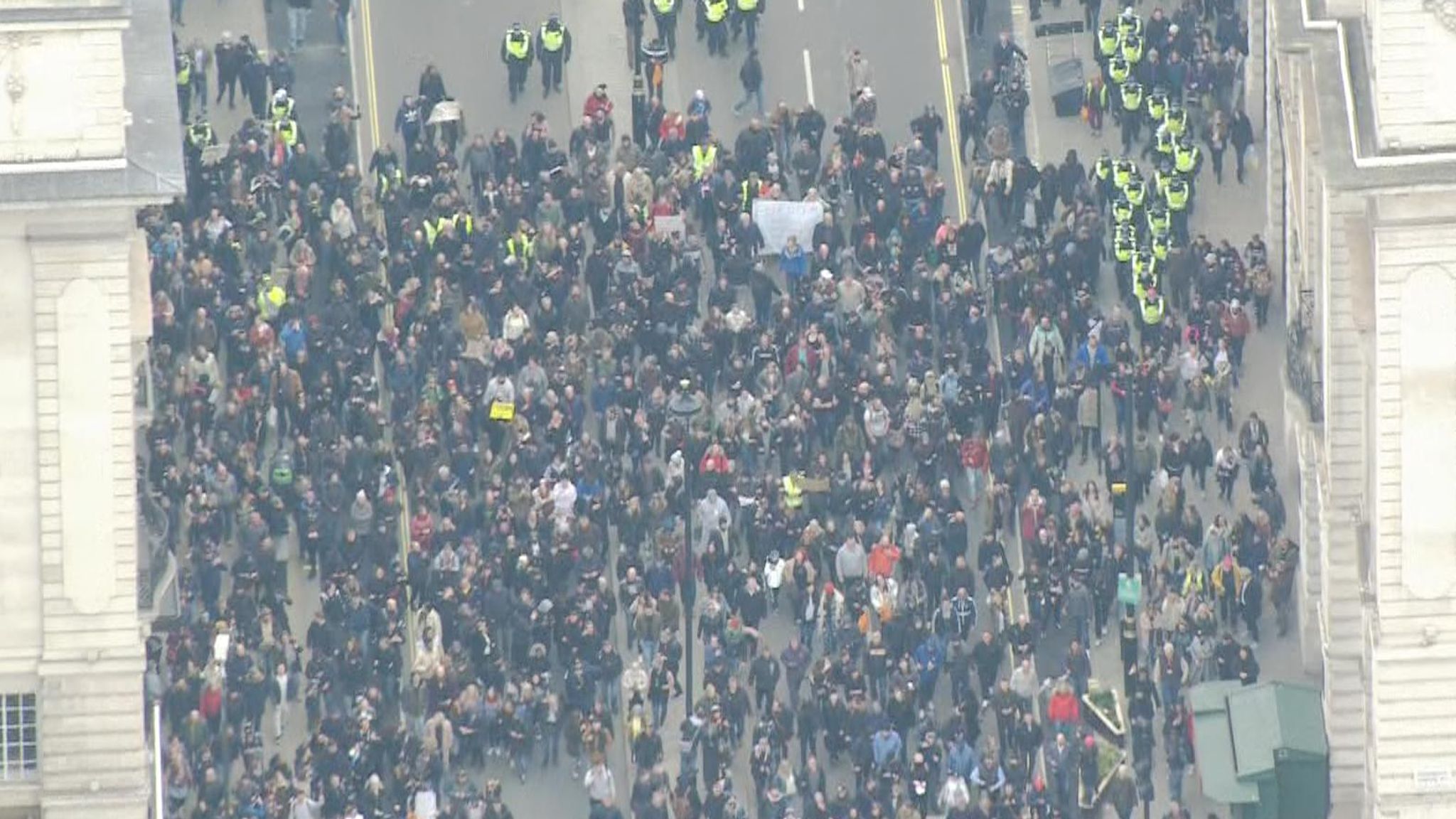 COVID-19: Arrests at anti-lockdown protest in London as MPs call for ...