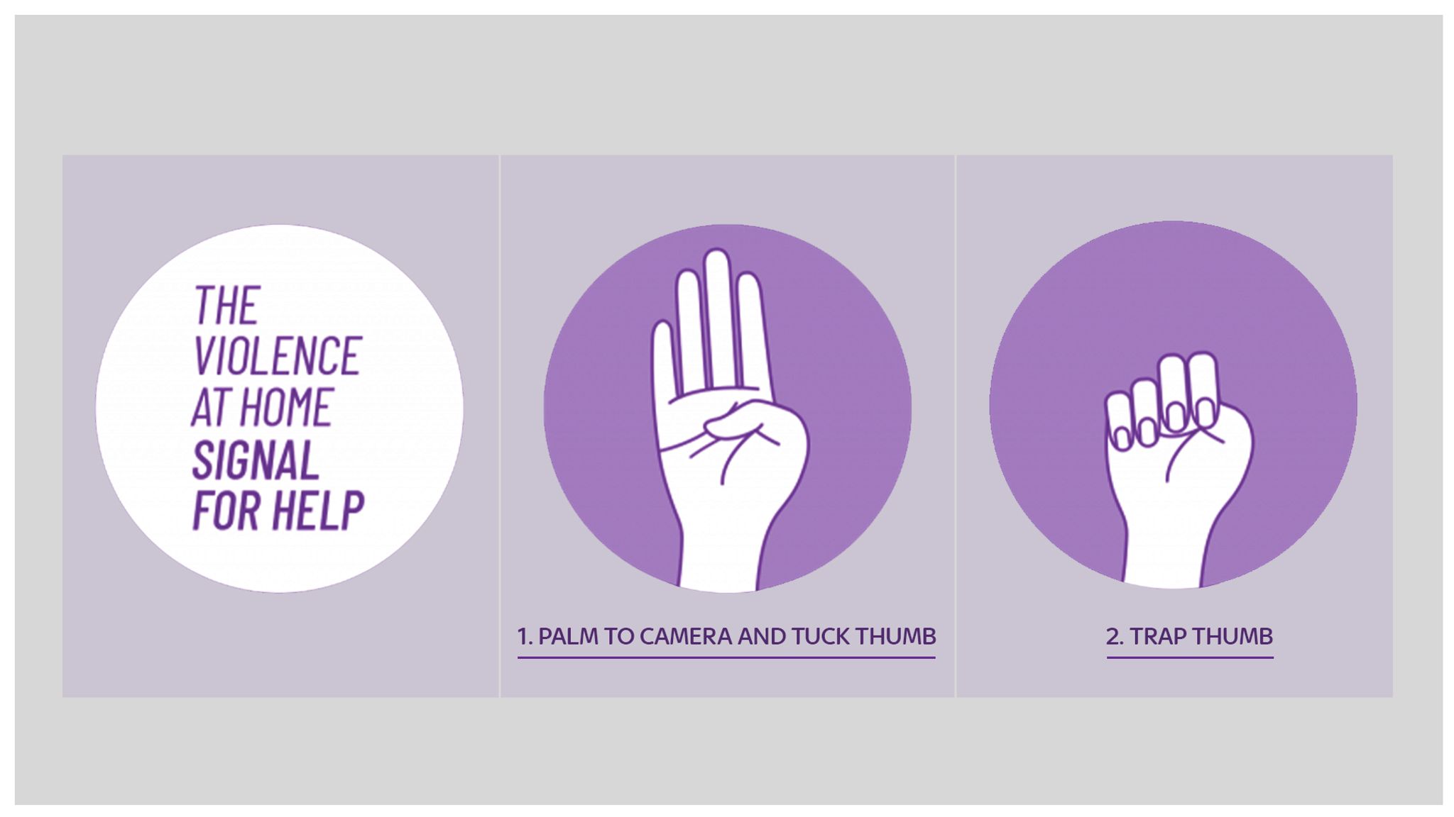 The Simple Hand Signal That Lets People Know You re In Danger And The Simple Hand Signal That Lets People Know You re In Danger And