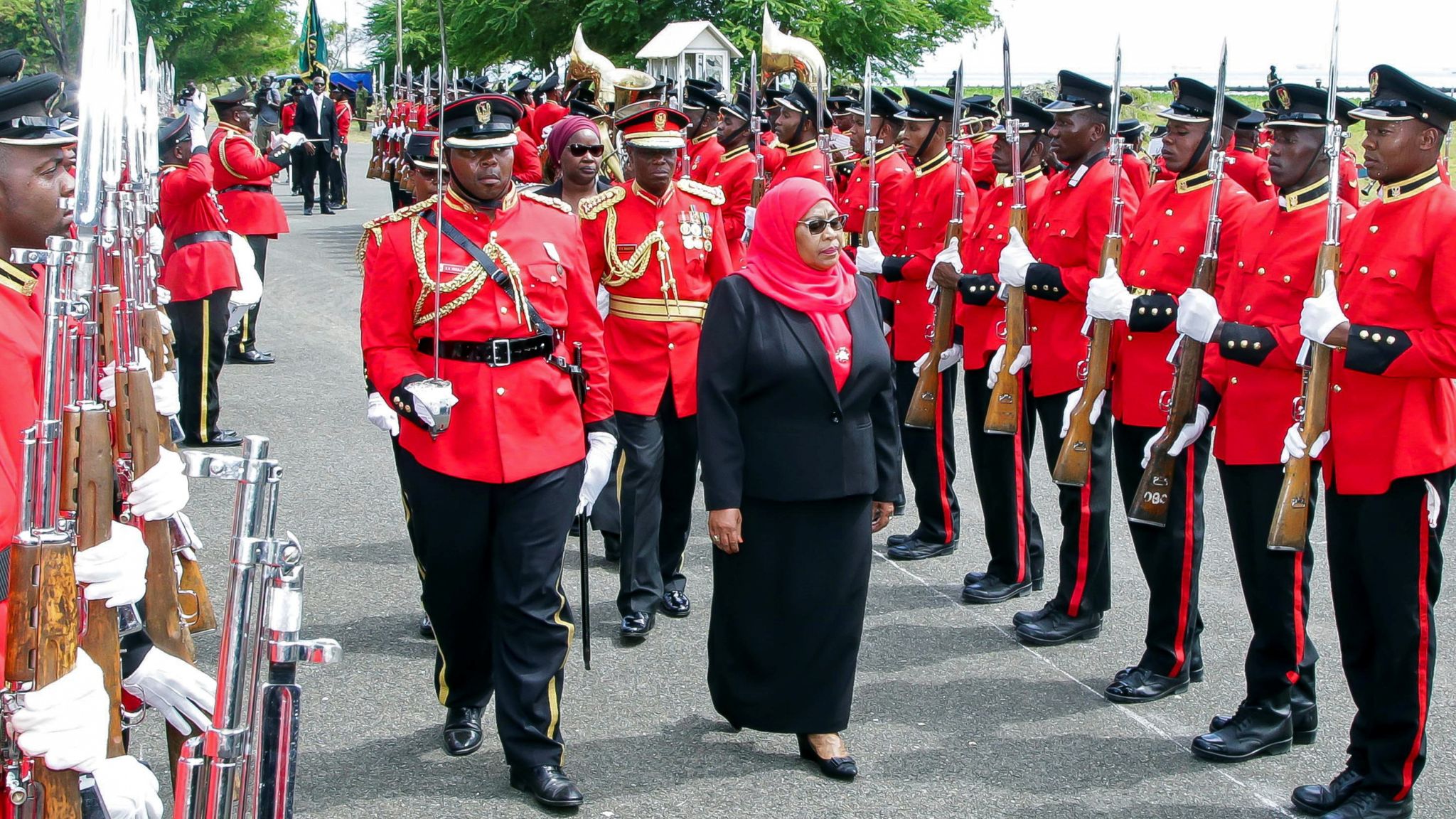 Samia Suluhu Hassan: Tanzania's first female president sworn in after ...