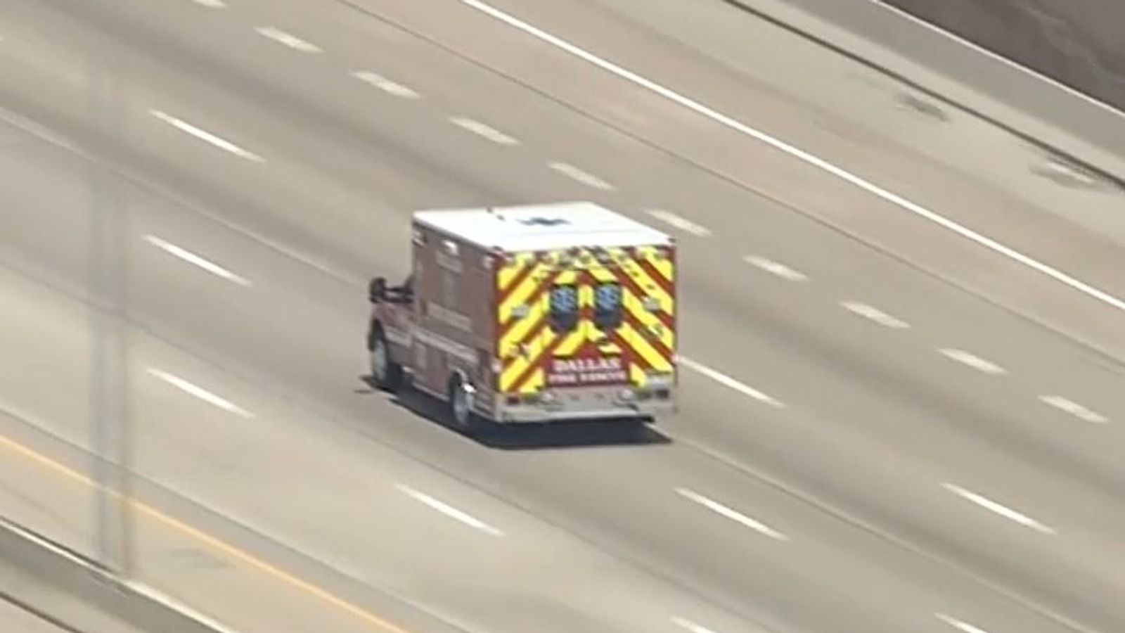Stolen Ambulance In Hour Long Police Chase In Dallas Us News Sky News