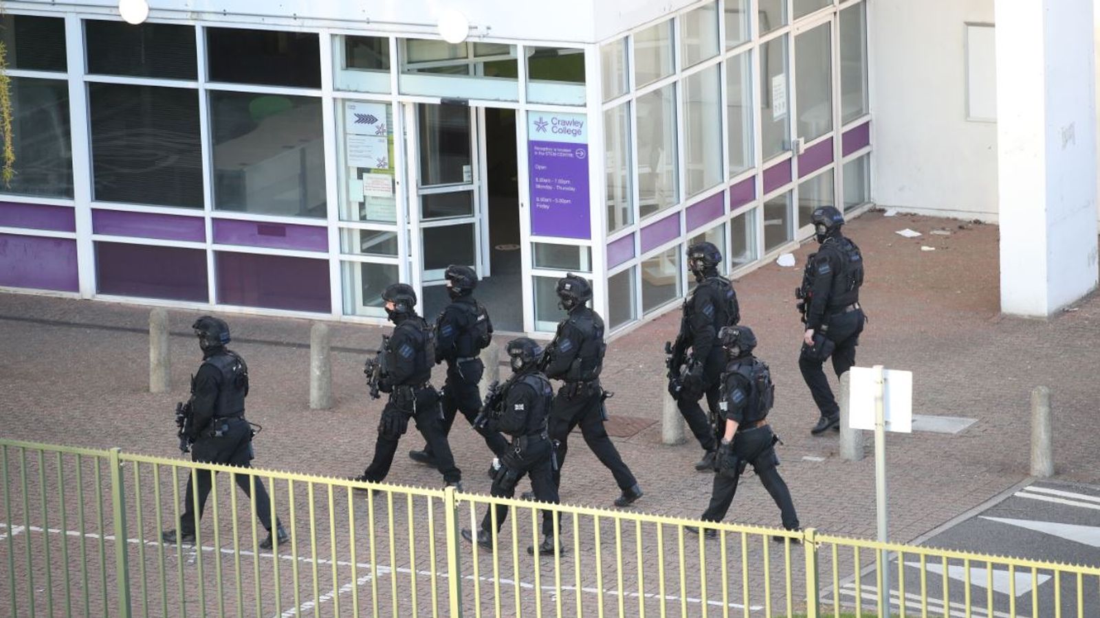 Crawley College: Teenager charged over armed incident that left two ...