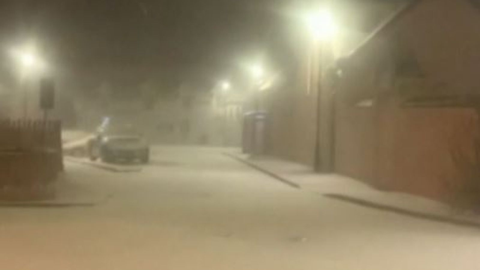 Scotland weather: Snow settles in Braemar | UK News | Sky News