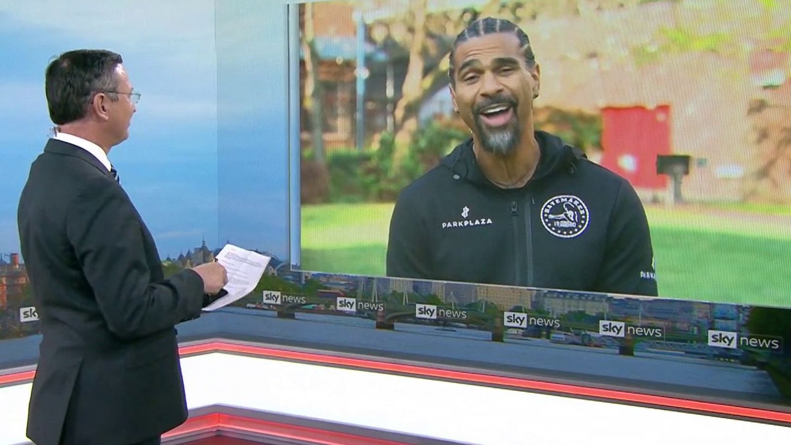 David Haye launches rainbow mask for NHS charities | News UK Video News ...