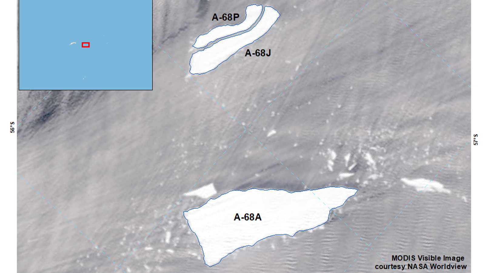 World's largest iceberg A68a melts away after three years, satellite ...