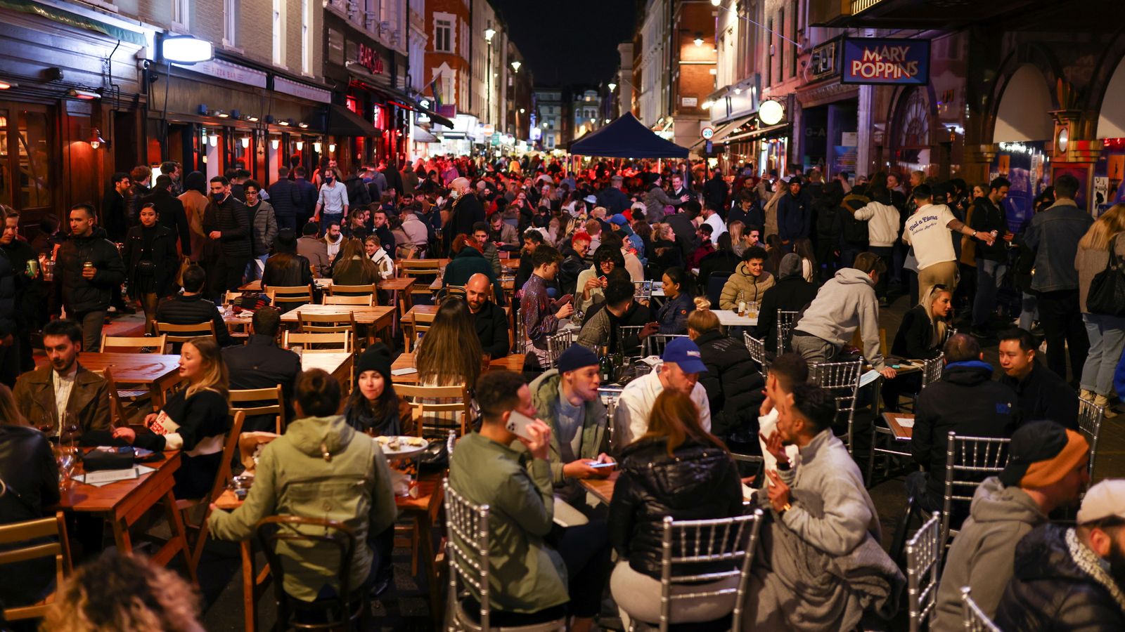 COVID-19: The party was in full swing on the first Saturday after a ...