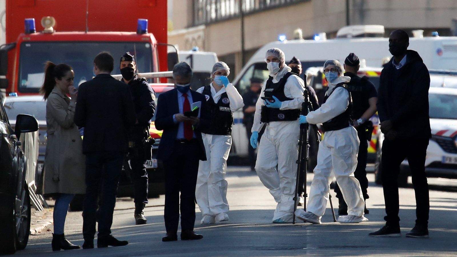France attack: Terror probe opened as female police worker stabbed to ...