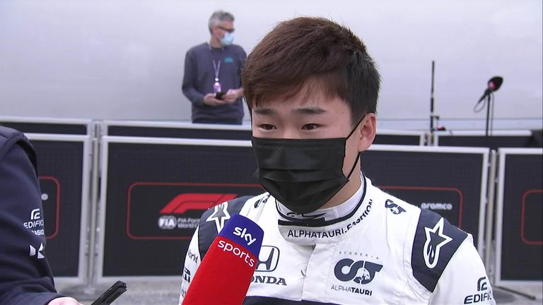 Tsunoda apologises to his team for crash | Video | Watch TV Show | Sky ...