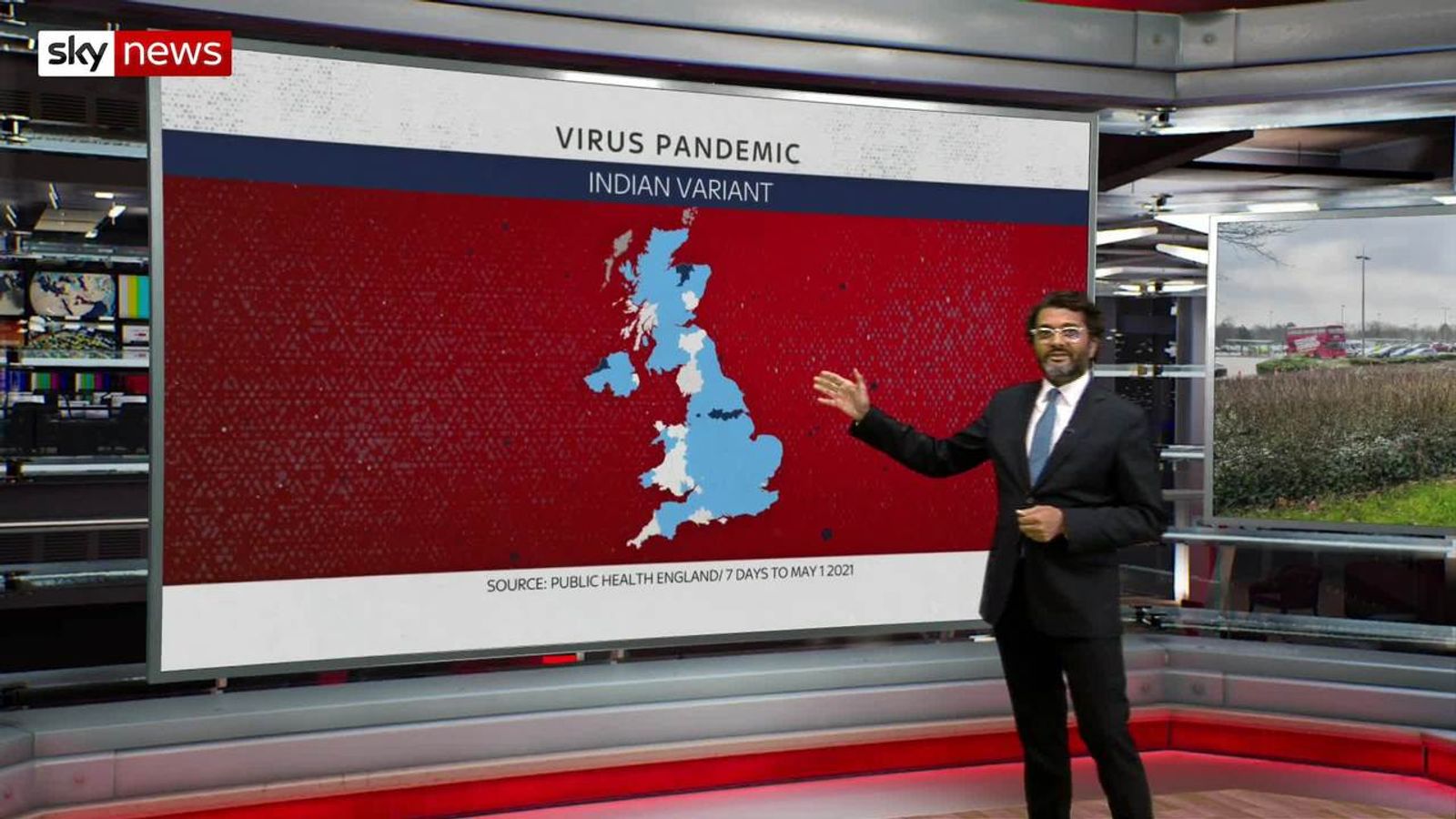 COVID-19: Indian strain 'variant of concern' | UK News | Sky News