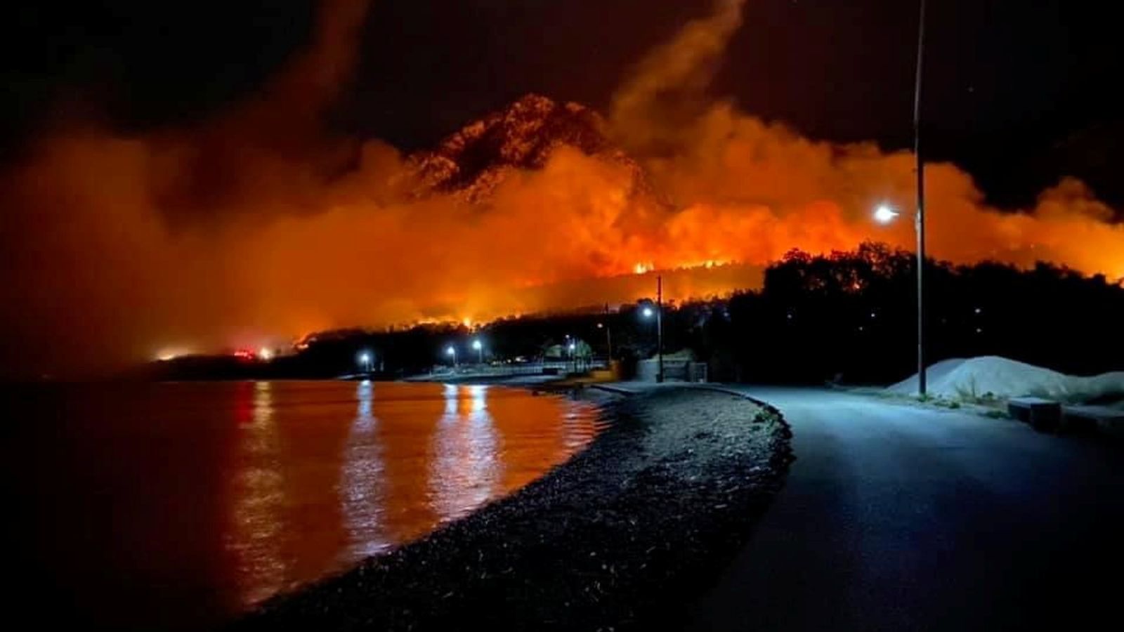 Villages evacuated after major forest fire in conservation area near ...