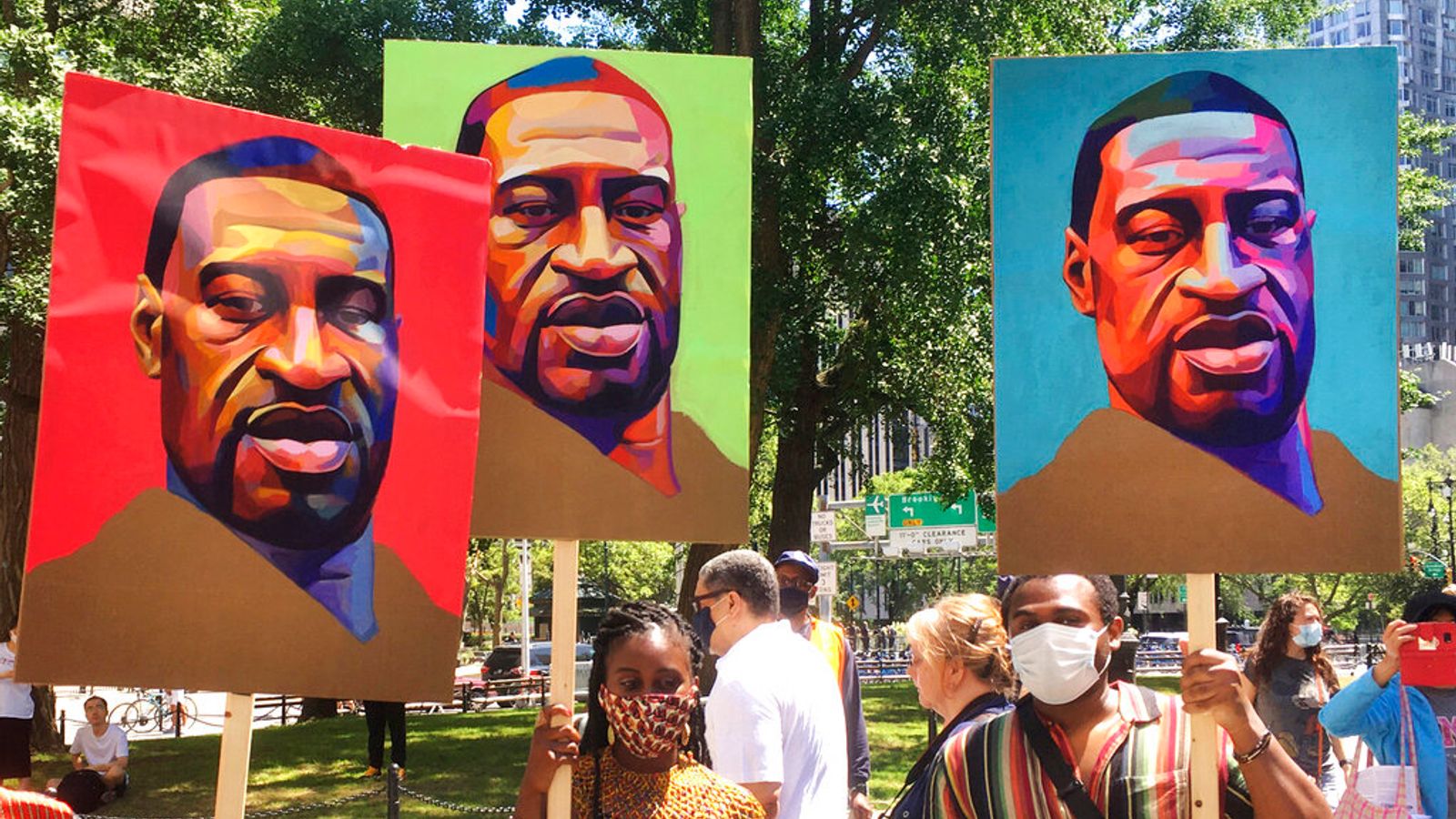 George Floyd murder: Three former police officers go on trial accused ...