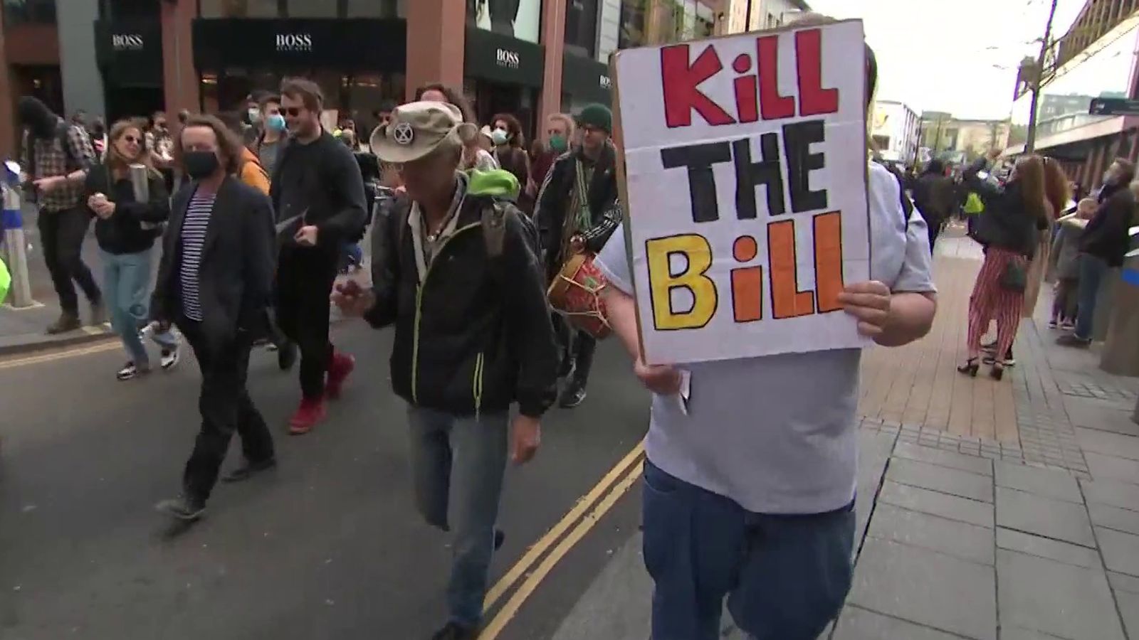 Kill The Bill protests continue across UK | News UK Video News | Sky News