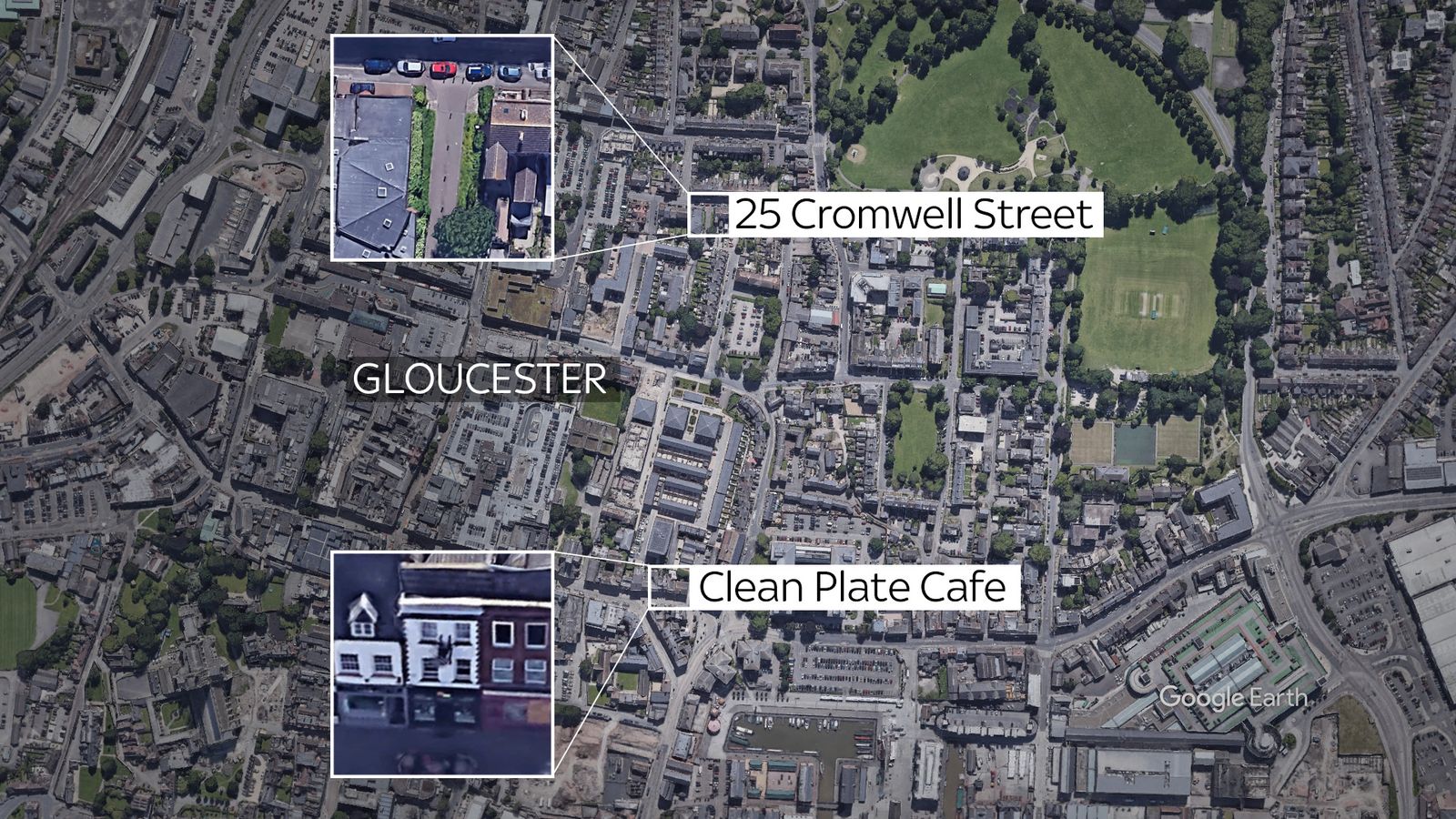 Fred West: No human remains or 'items of significance' found under cafe ...