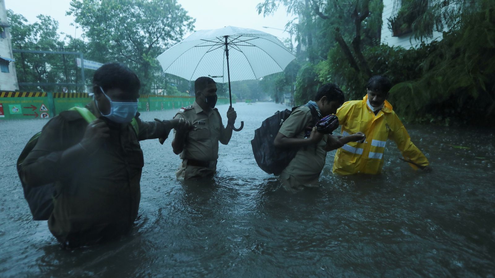 'Monster' cyclone slams into India's western coast as hundreds of ...