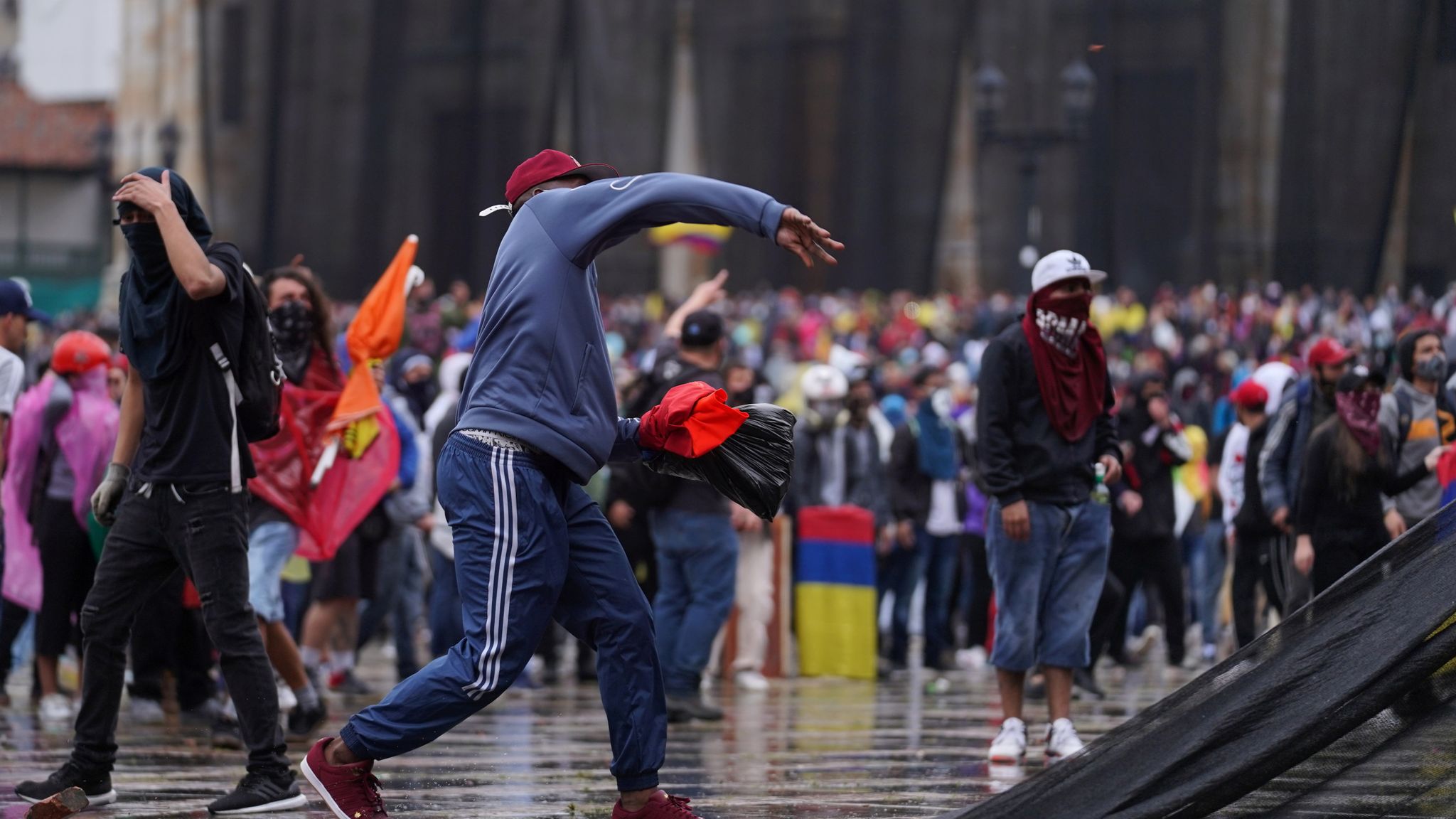 Colombia: UN and EU call for calm following eighth day of violent anti ...