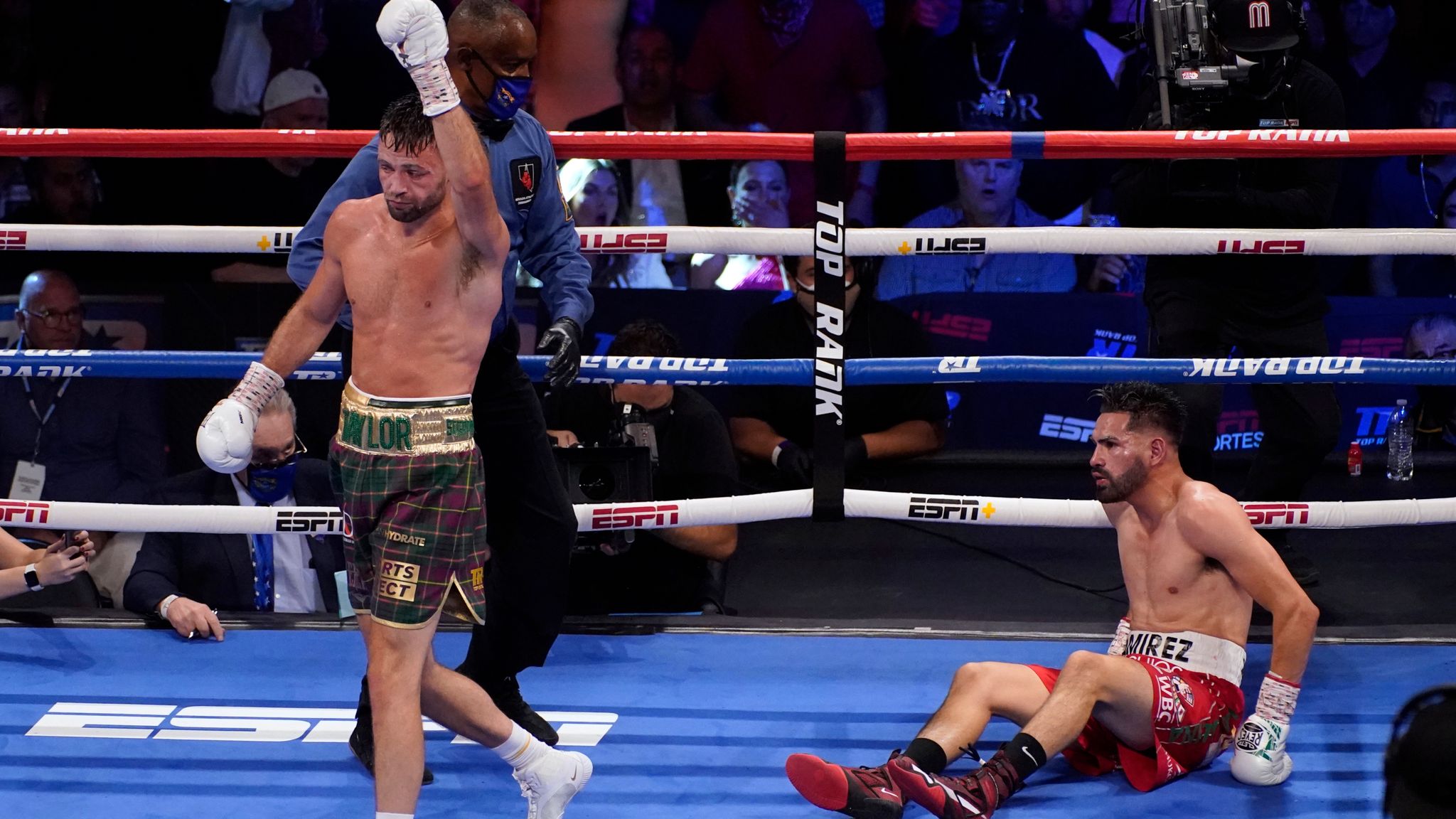 Josh Taylor beats Jose Ramirez to become Britain's first undisputed ...