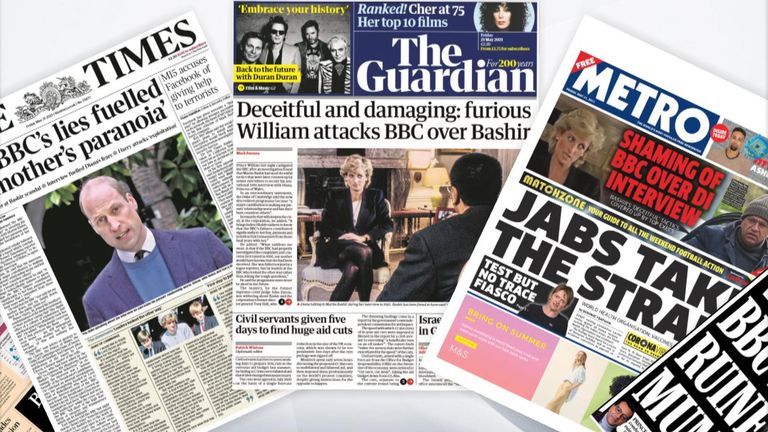 Newspapers - The Latest News from the UK and Around the World | Sky News