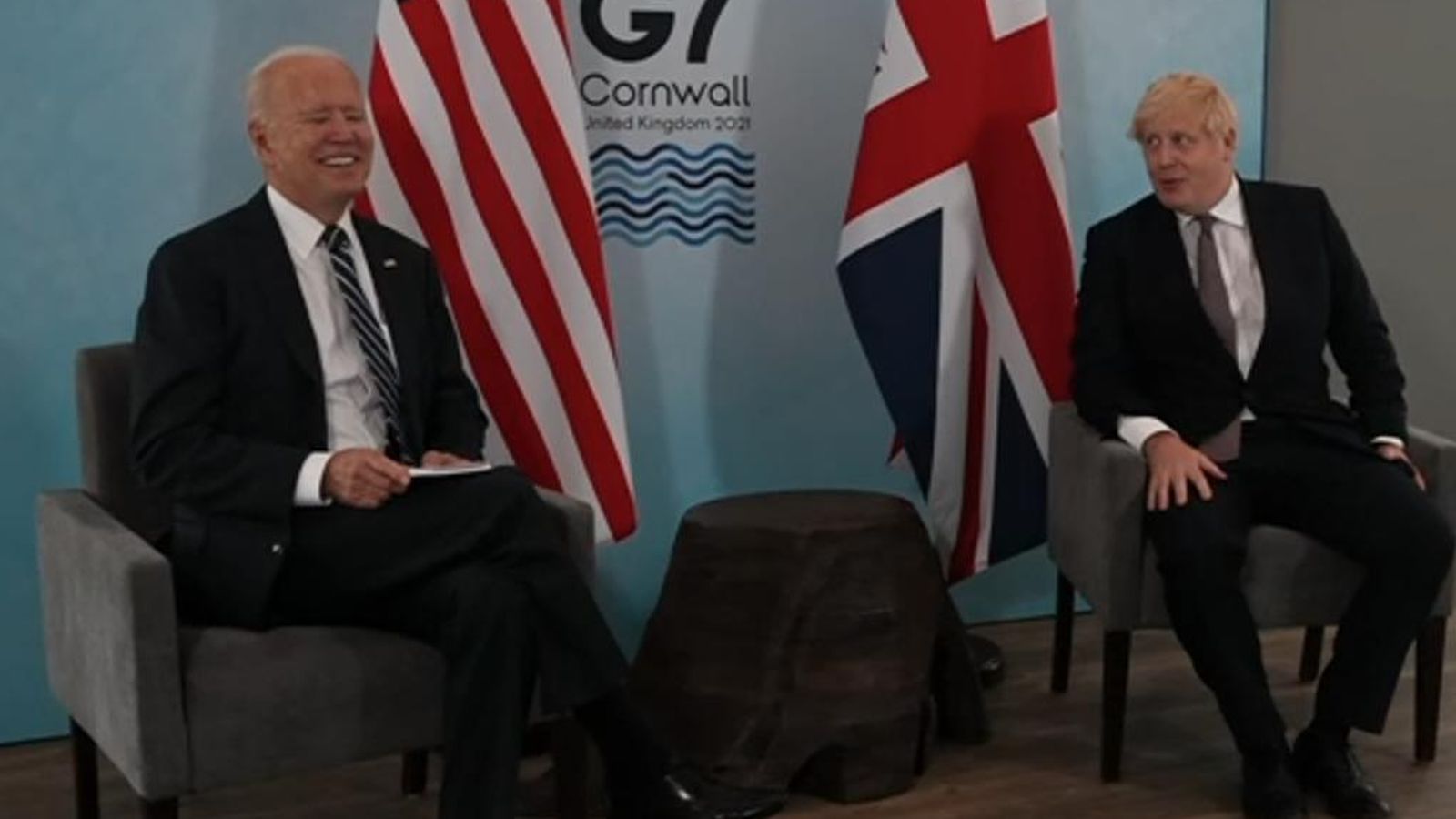 Biden to Johnson: 'We married way above our station' | UK News | Sky News