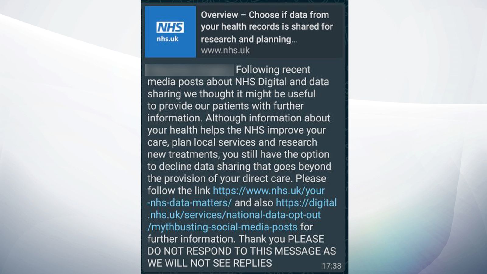 Plan for NHS to collect patient data from GPs should be delayed over ...