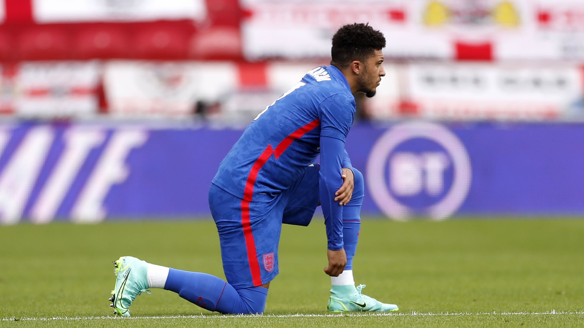 England booed again for taking the knee at Euro warm-up | UK News | Sky ...