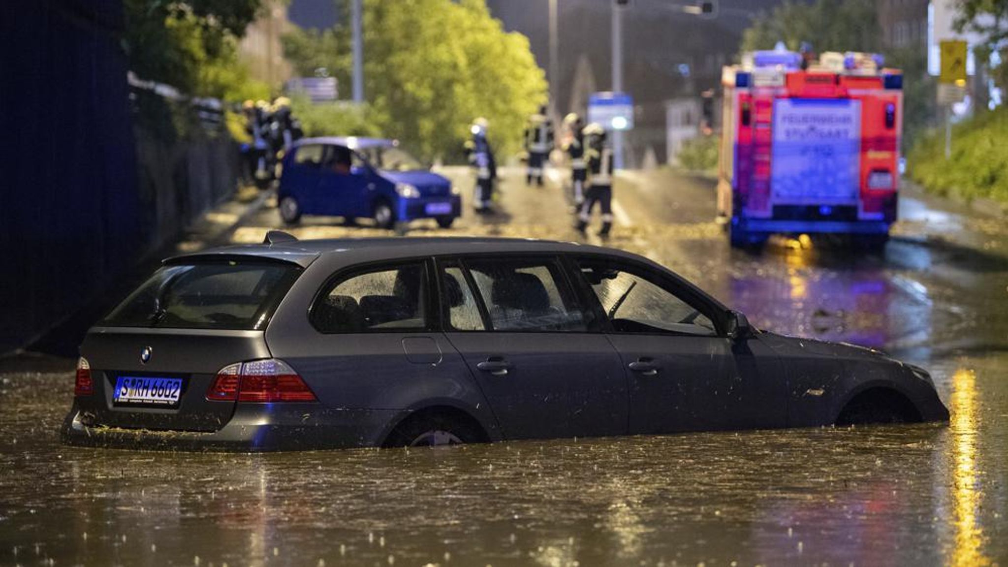 Storms in Germany blow roof off opera house and flood stage as people ...