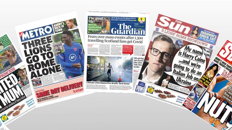 Newspapers - The Latest News from the UK and Around the World | Sky News