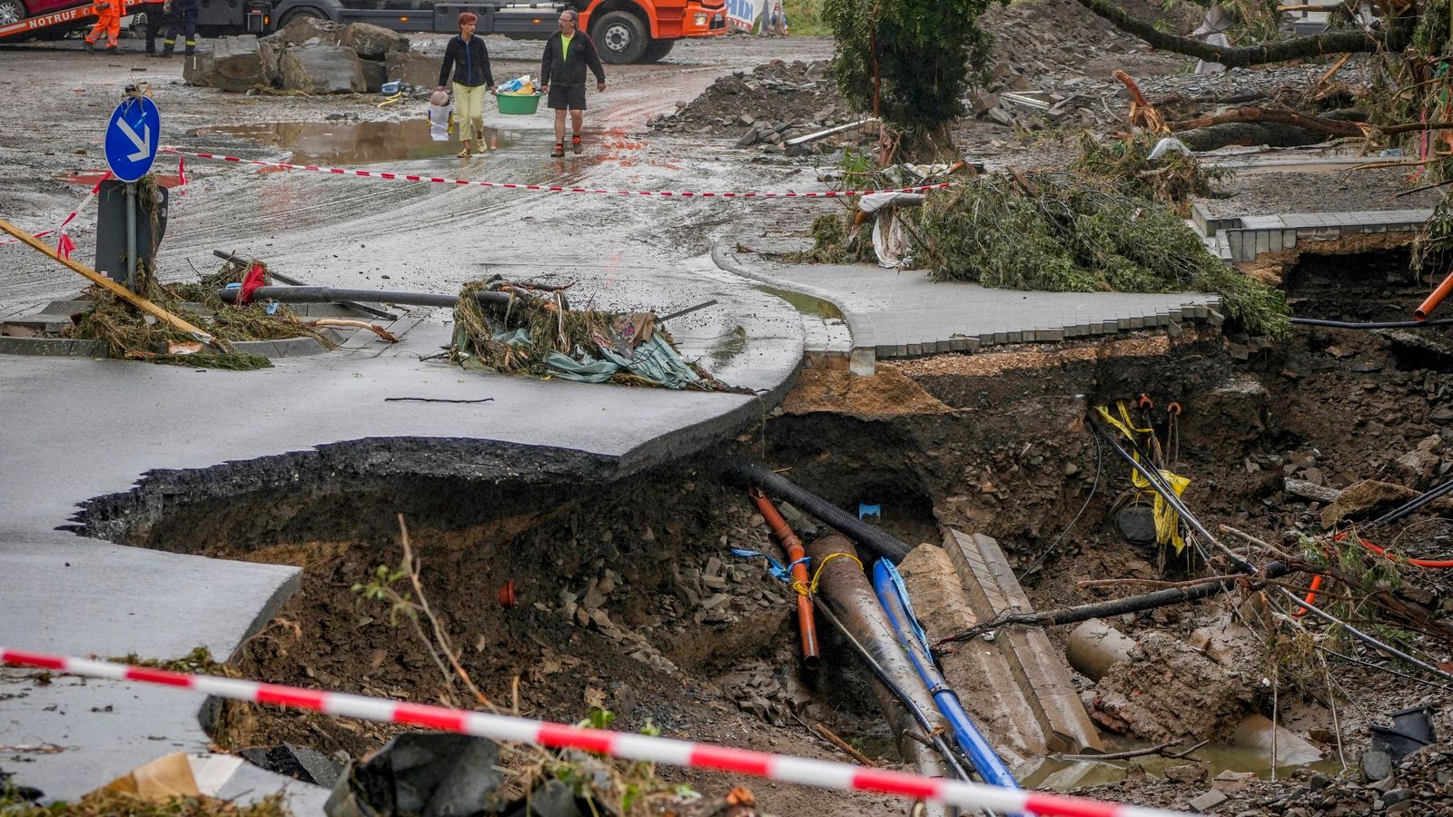 Germany and Belgium floods: 'Enormous pressure' on dam near Cologne at ...