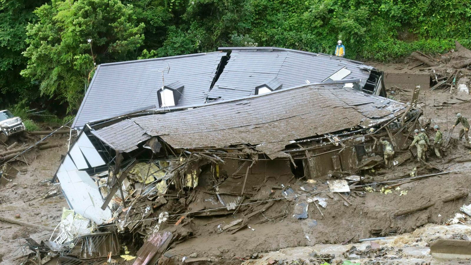 Japan: At least four dead and dozens feared missing after landslide in ...