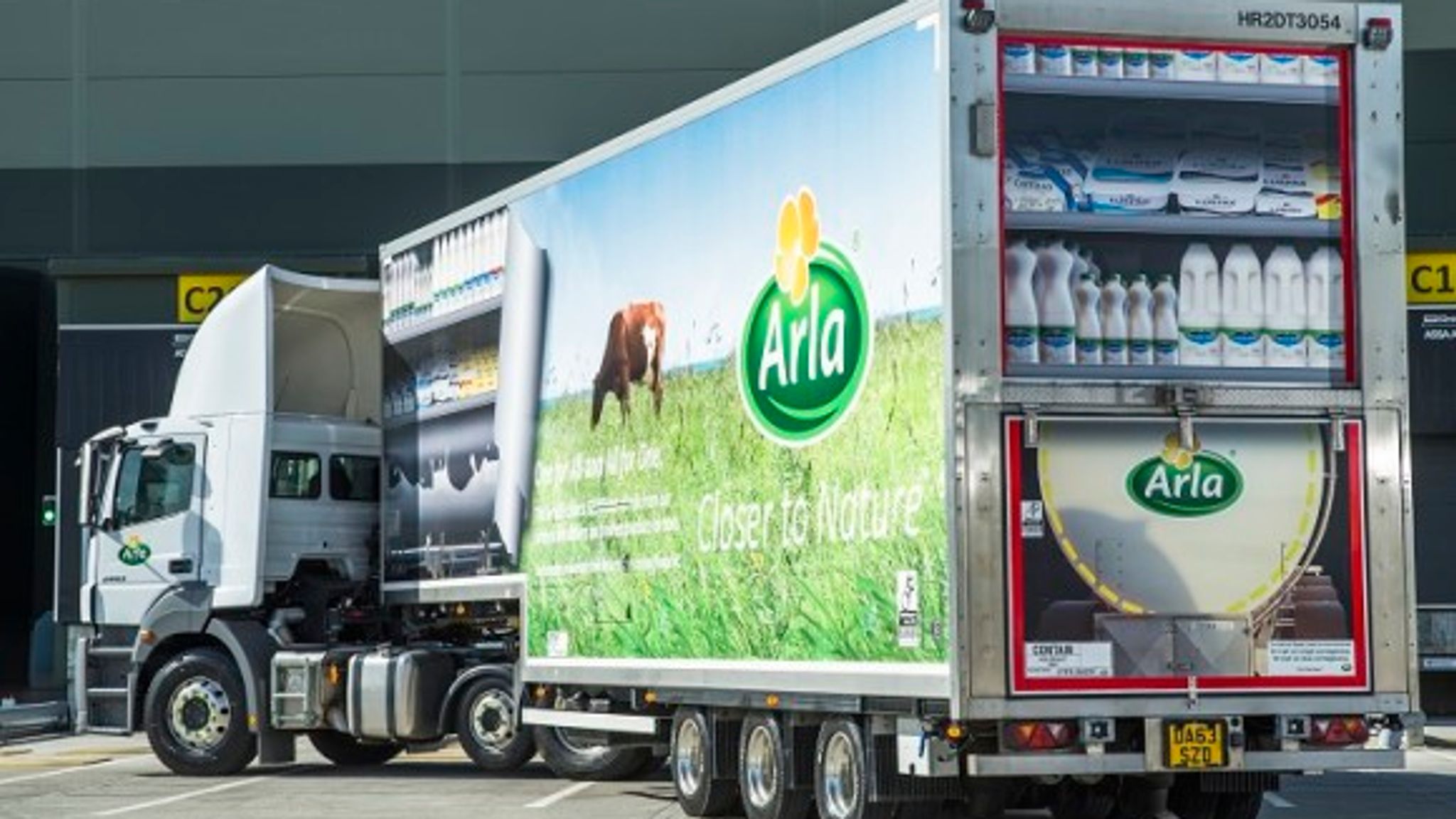 Up to quarter of supermarket milk deliveries missed due to driver ...