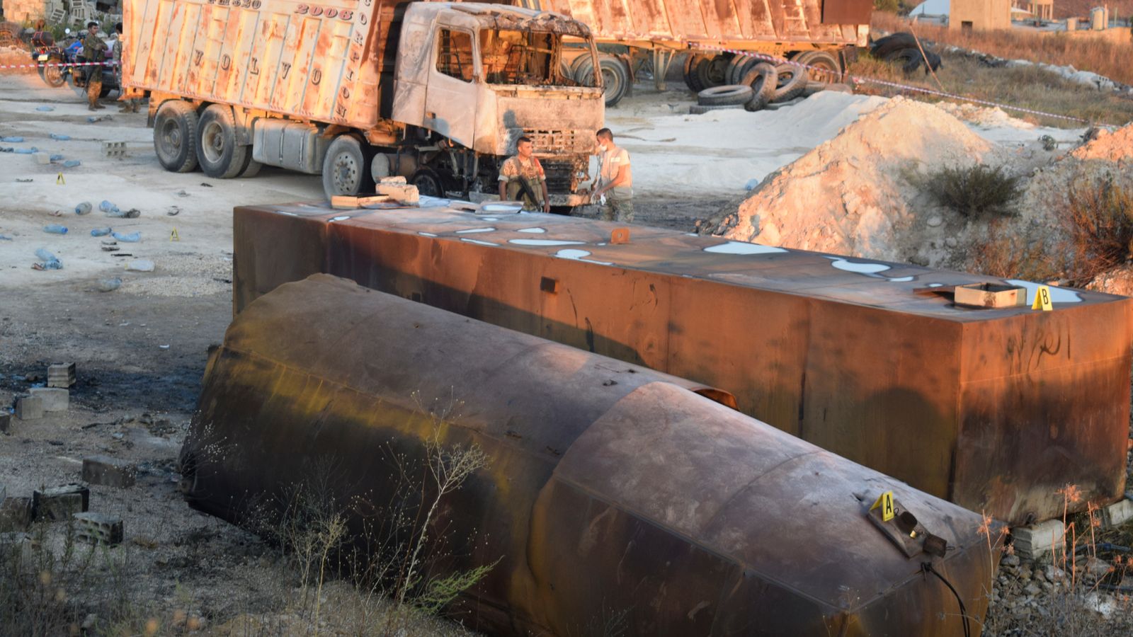 Lebanon: At least 20 dead and dozens injured after fuel tank explodes ...