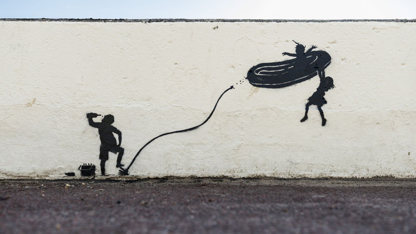 Banksy confirms he was behind 'Spraycation' street art that began ...