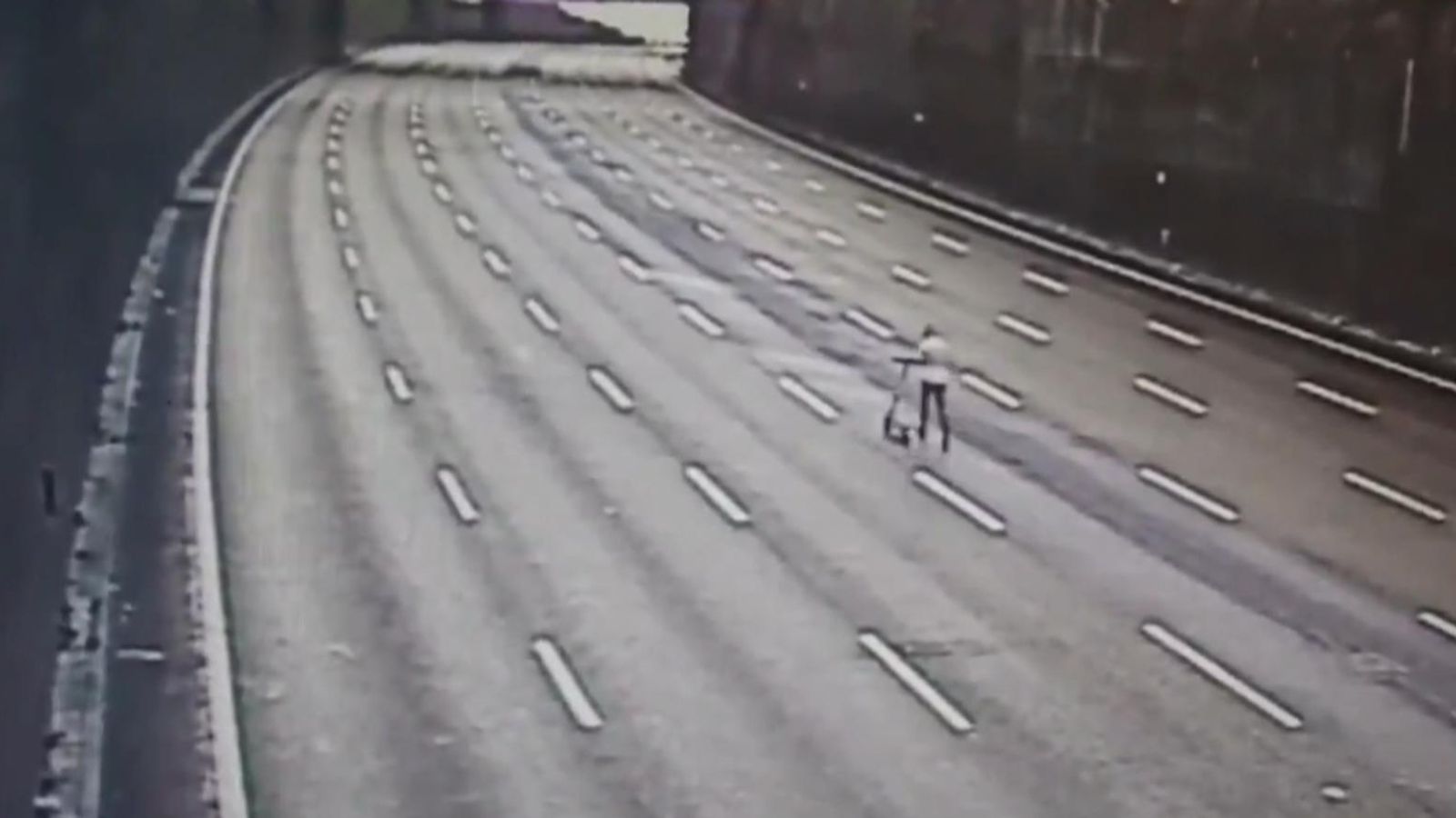 Drunk e-scooter rider tries to use Birmingham's A38(M) motorway to get ...