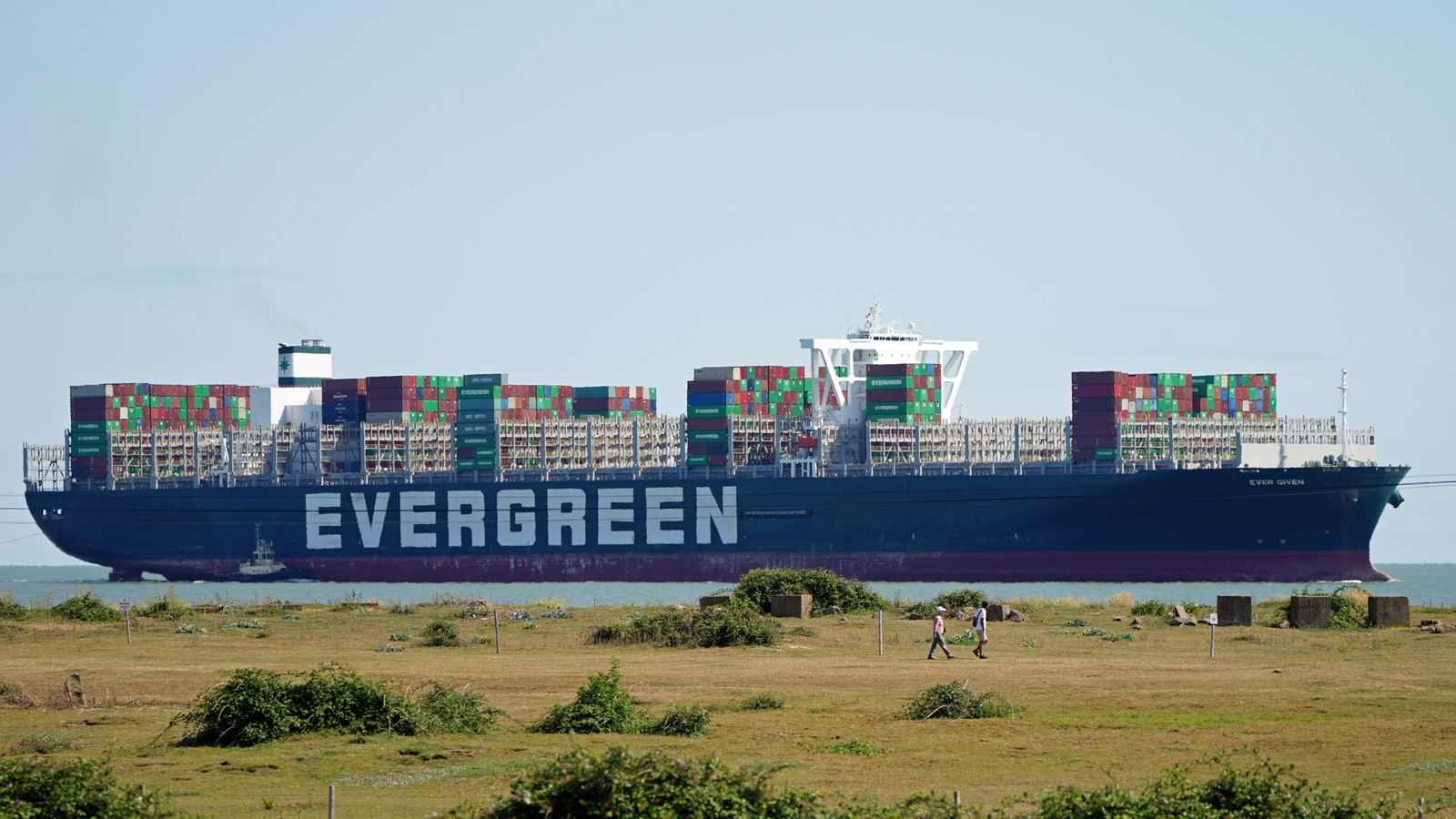Ever Given Ship That Blocked Suez Canal Arrives In Uk Four Months Later Than Planned Uk News