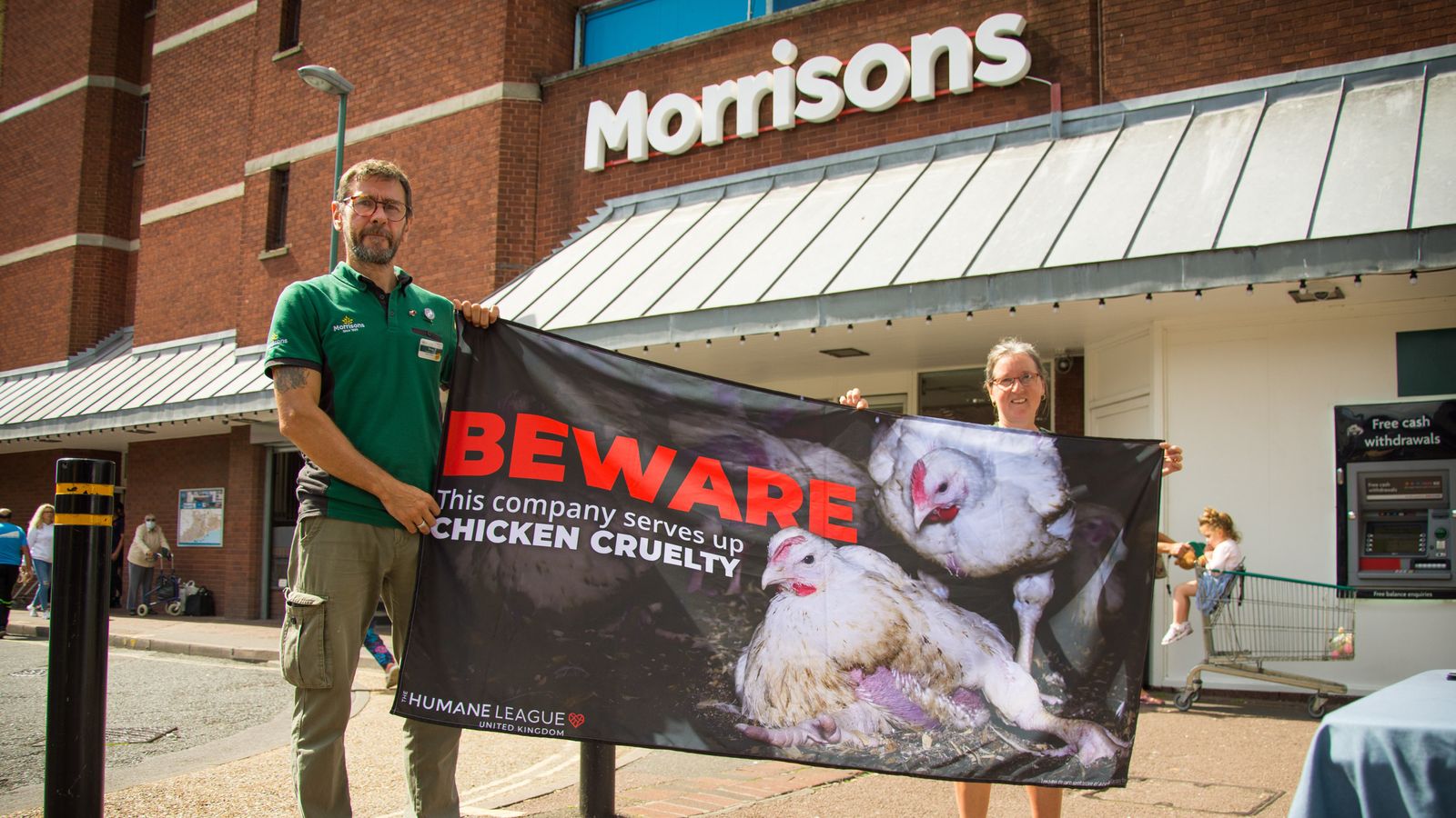 Morrisons worker leads protests at its stores after retailer accused of ...