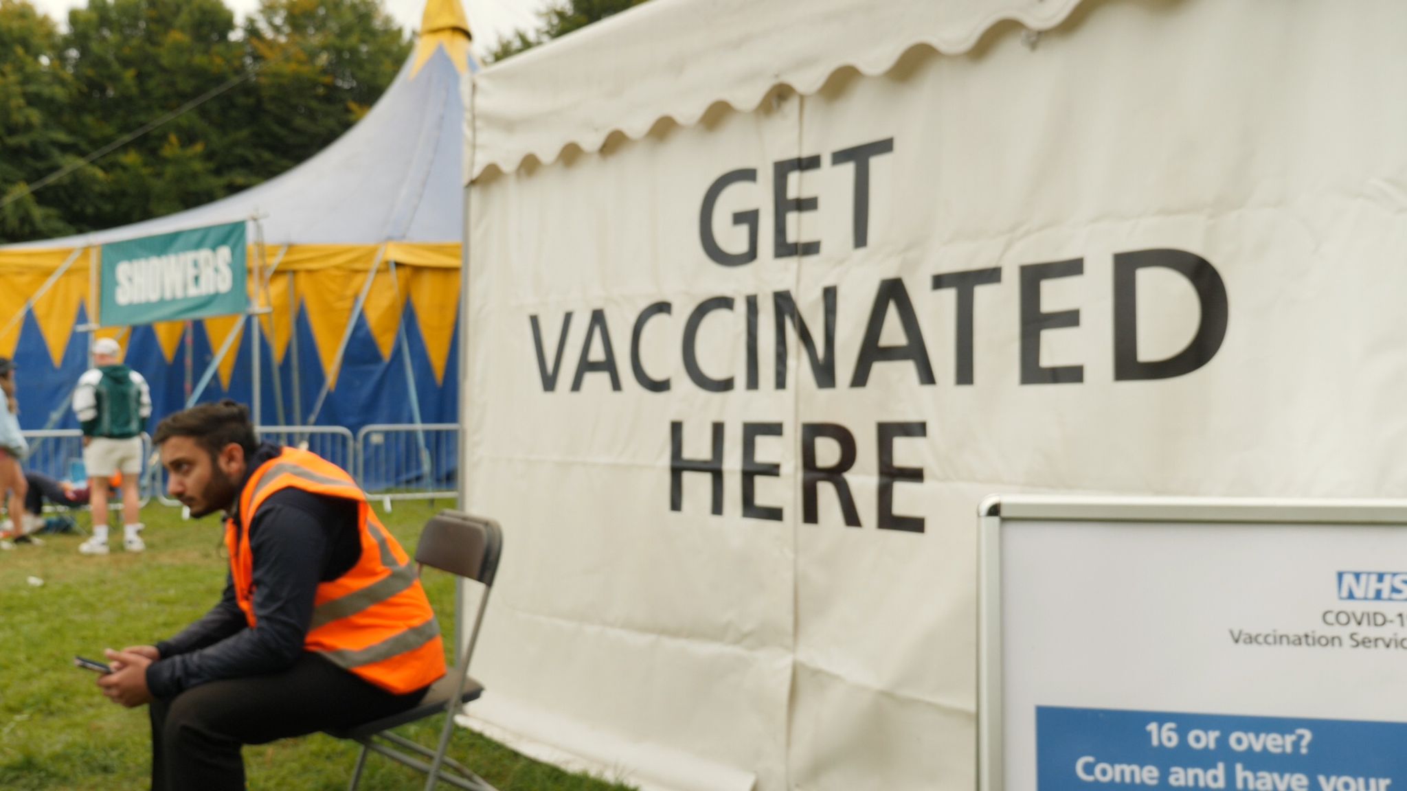 The weekend they've been waiting for: Vaccine tents join line up as ...