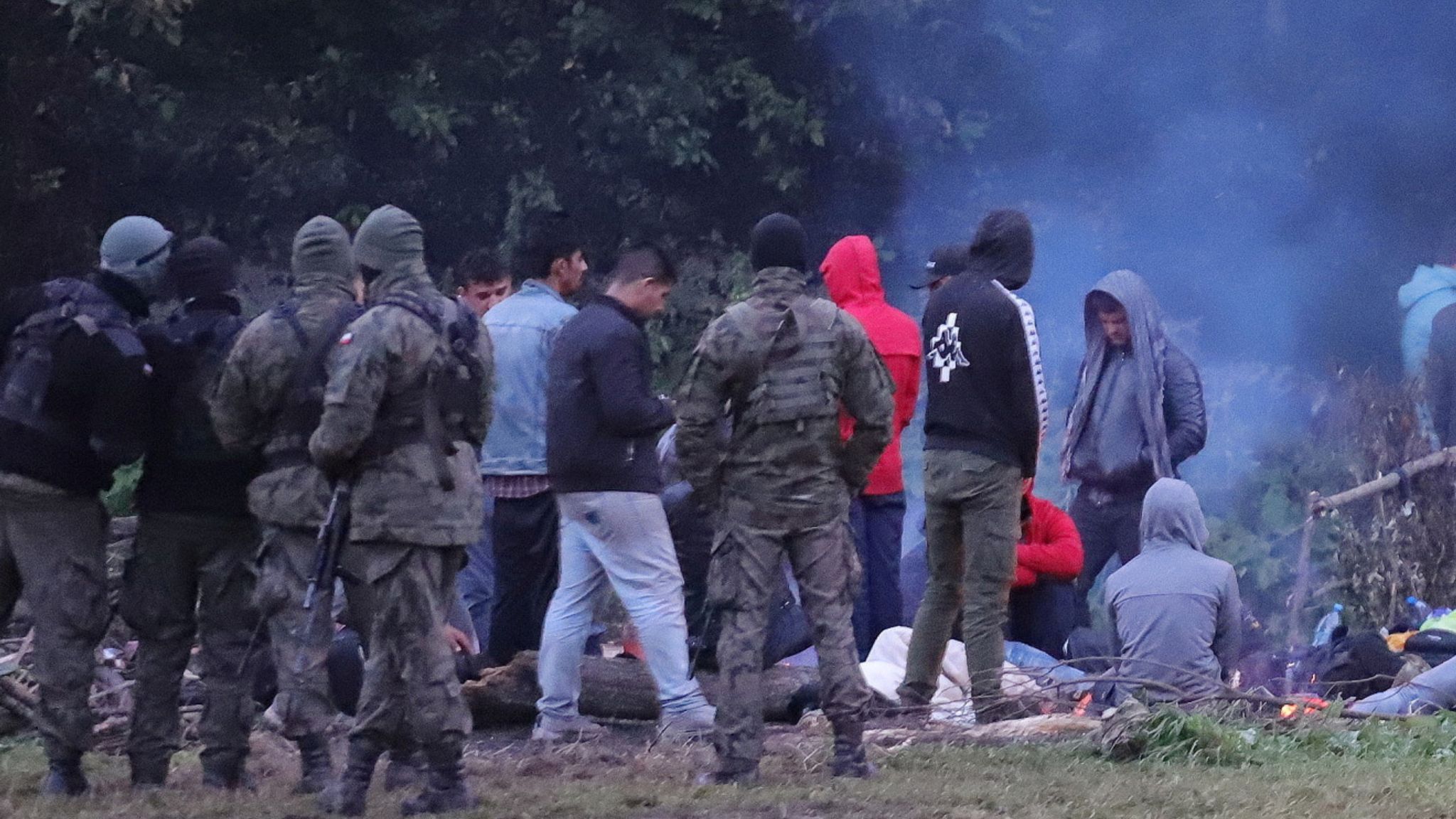 Belarus 'attacking' European Union by forcing asylum seekers into the ...