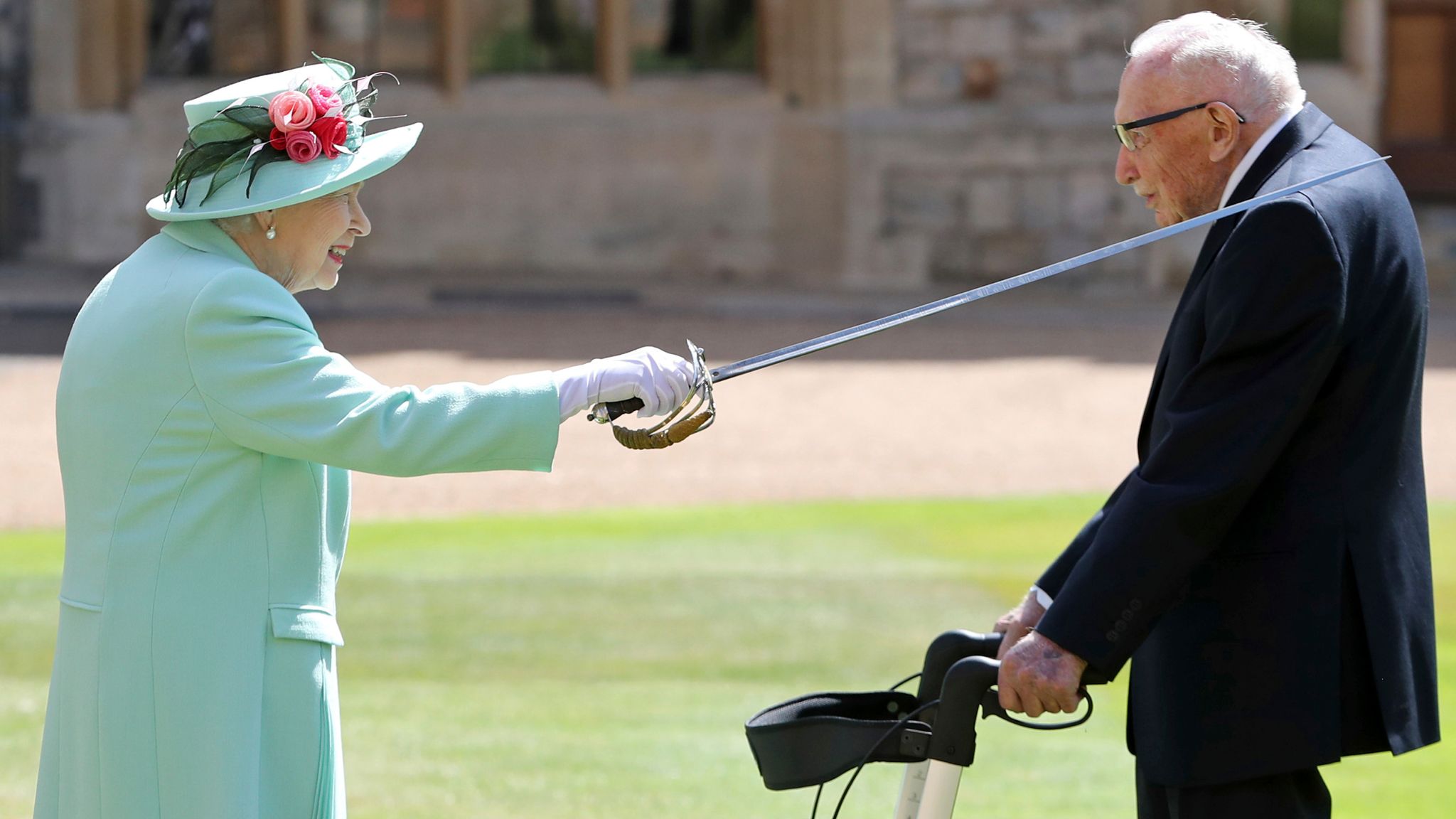 Captain Sir Tom Moore's home where he raised millions for NHS is up for ...