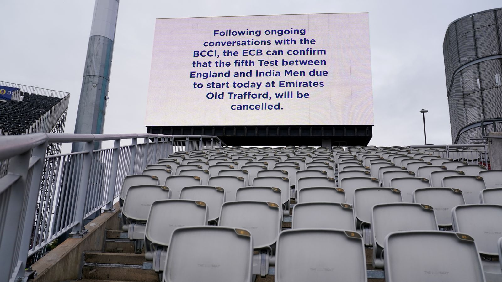 England vs India: Series decider at Old Trafford axed just hours before ...