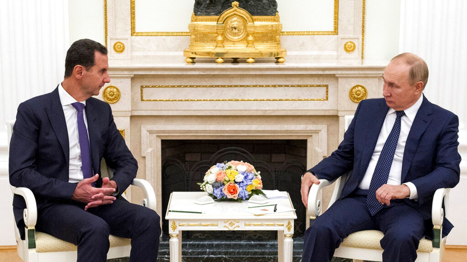 Vladimir Putin and Syria's President Assad meet in Moscow for first ...
