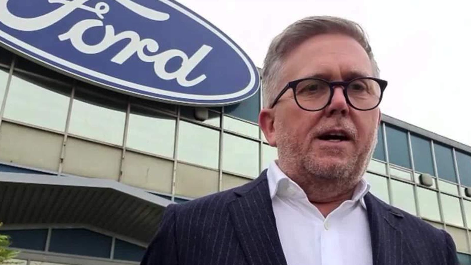 Ford boss: Chip shortage a 'huge issue' | News UK Video News | Sky News