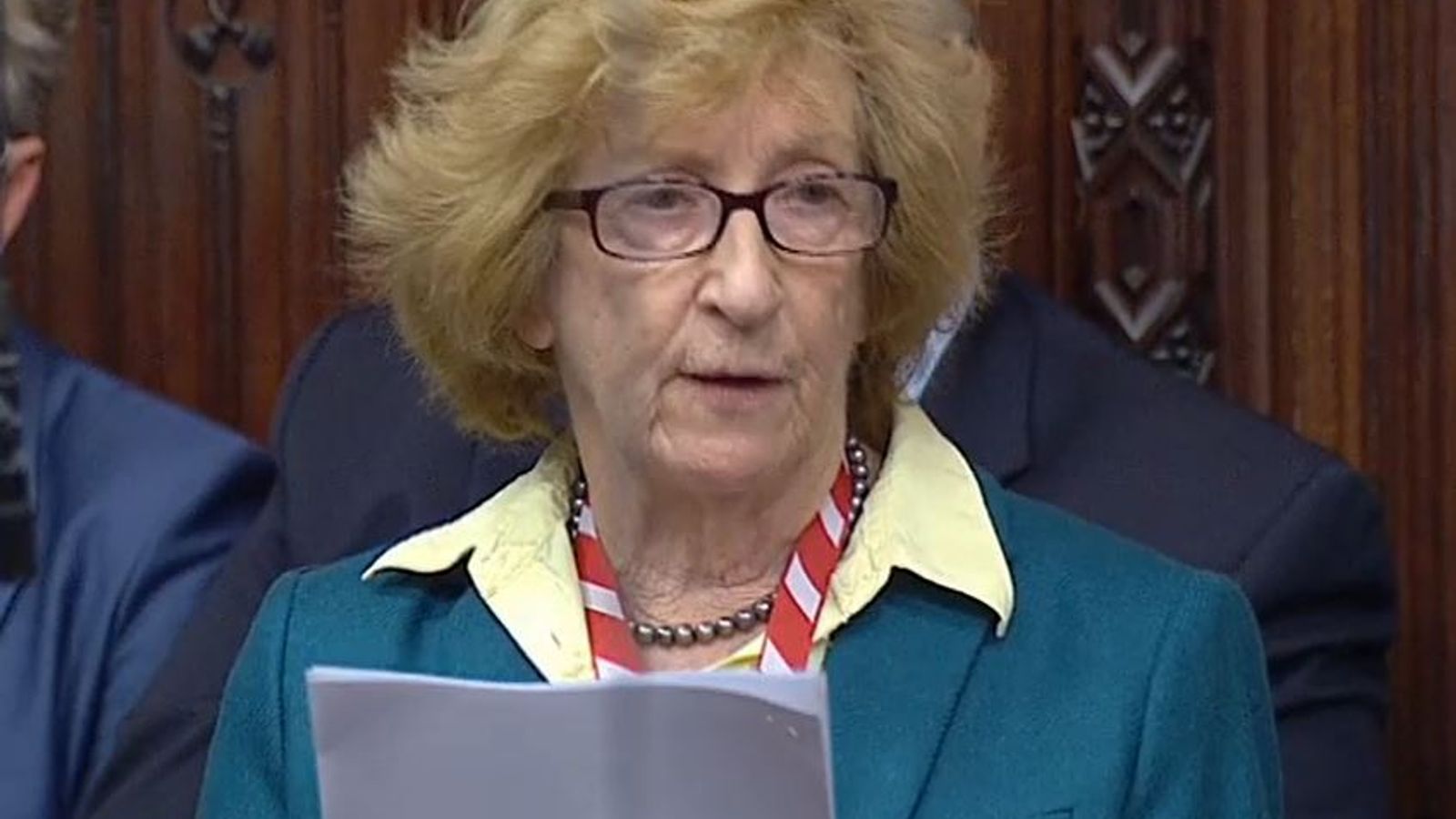 Baroness Meacher reads assisted dying statement for Lord Field who is ...