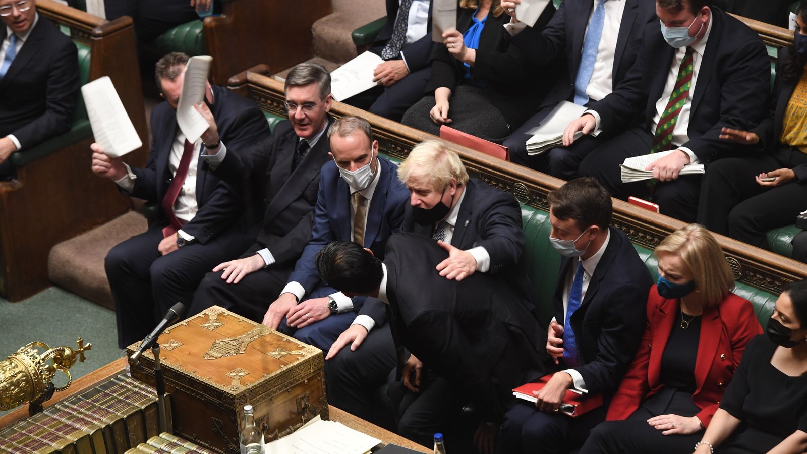 Budget 2021: Boris Johnson leads cabinet ministers in return of mask ...